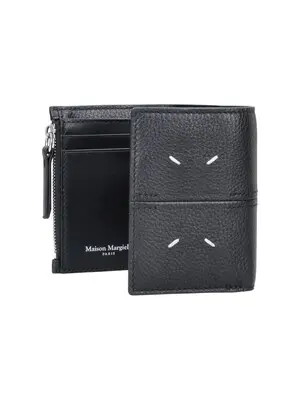 MAISON MARGIELA Tri-fold Wallet "four Stitches