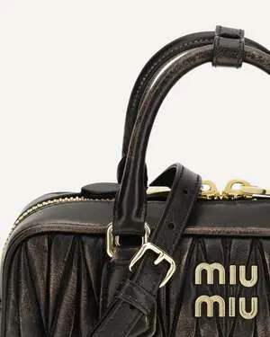 Miu Miu Arcadie Quilted Nappa Leather Handbag