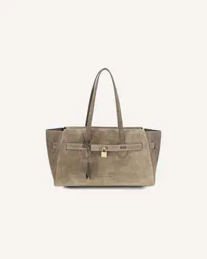 Brunello Cucinelli Suede Shoulder Bag