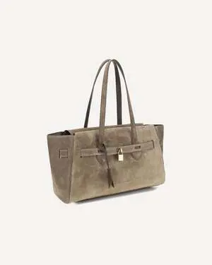 Brunello Cucinelli Suede Shoulder Bag