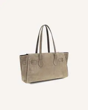 Brunello Cucinelli Suede Shoulder Bag