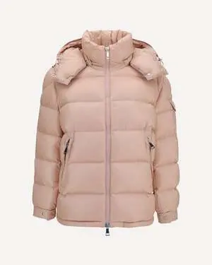 Moncler Maire Short Hooded Down Jacket - Pink