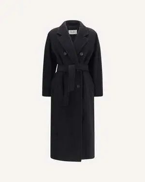 MAX MARA Max Mara 101801 Madame Double-Breasted Wool & Cashmere Coat