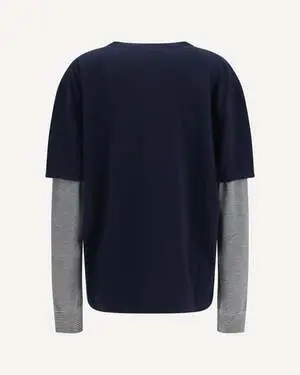 Miu Miu Long-sleeve Layered Sweater