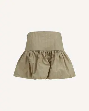 GANNI Ruffled Mini Skirt