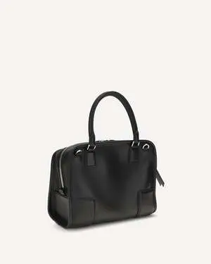 Loewe Small Amazona Handbag In Calfskin - Black