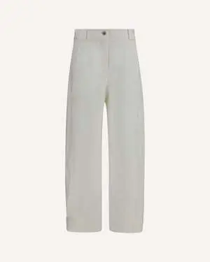 Max Mara Adorni Cropped Pants - White