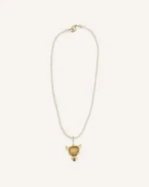 FORTE_FORTE Puma Head Pendant Necklace