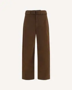 LEMAIRE Heavy Dyed Twill Belted Pants