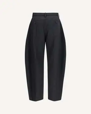 Sacai Wool Tailored Pants With Belt
