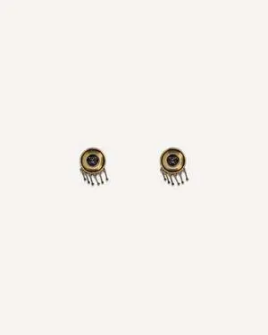 Versace Medusa Clip-on Drop Earrings - Gold