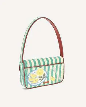 Staud Tommy Beaded Shoulder Bag - Multicolour