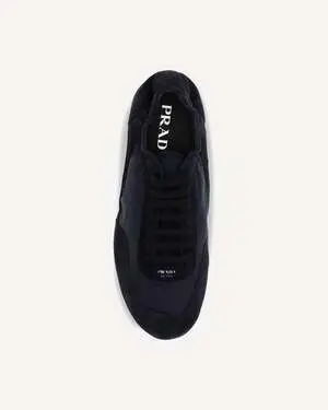 Prada Collapse Sneakers In Re-nylon And Suede