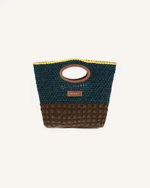 Marni Knotty Crochet Wool Handbag - Multicolour