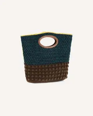 Marni Knotty Crochet Wool Handbag - Multicolour