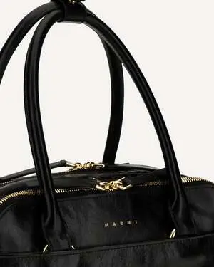 Marni Small Boxyne Handbag - Black