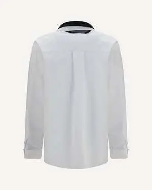 Sacai Cotton Poplin Scarf Shirt