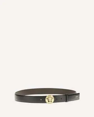 Versace Medusa Buckle Leather Belt