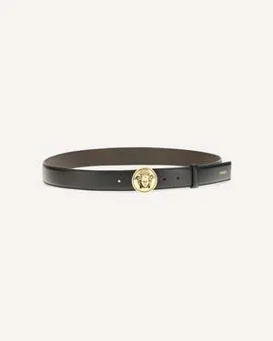 Versace Medusa Buckle Leather Belt