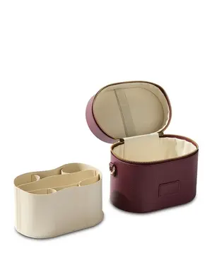 ETOILE Oval Toiletry Case - Burgundy