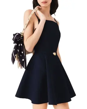 Maje Flared Dress With Straps