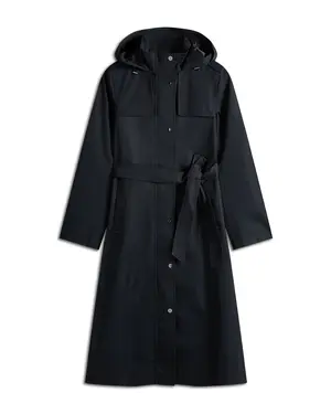 HOBBS LONDON Felicia Hooded Waterproof Jacket - Navy
