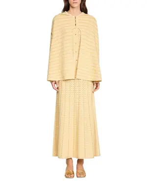 Sandro Strass Knit Cape