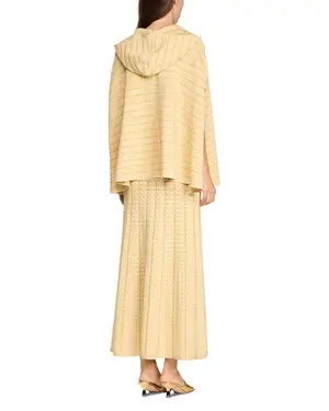 Sandro Strass Knit Cape