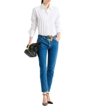 Balmain Belted Denim Jeans