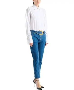 Balmain Belted Denim Jeans
