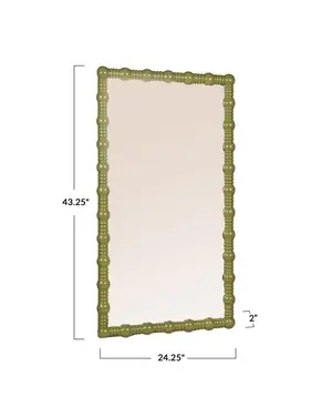 ROWENA INTERIORS Medium Gloss Dowel Wall Mirror