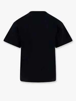 Celine Cotton T-shirt With Iconic Embroidery
