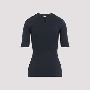 Brunello Cucinelli Ribbed T-shirt With Monili Trim