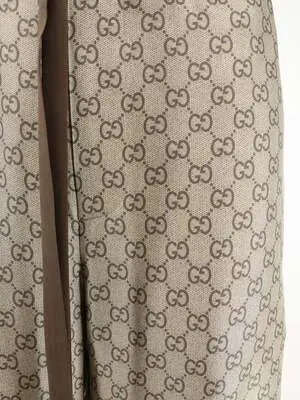 Gucci Silk Trousers With All-over Gg Motif - Multicolor
