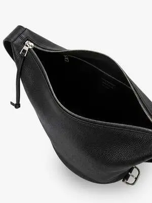 Loewe Loop Leather Crossbody Bag - Black