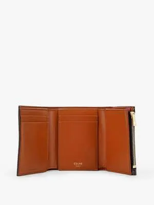 Celine Trifold Triomphe Coated Canvas Wallet