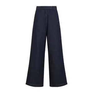 Dries Van Noten Wide-leg Denim Trousers - Blue