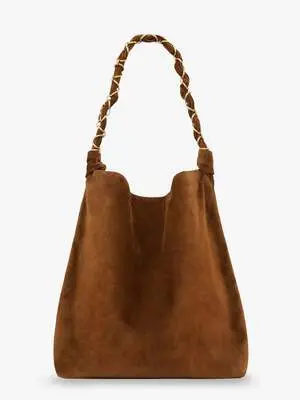 Saint Laurent Amalia Suede Shoulder Bag - Multicolor
