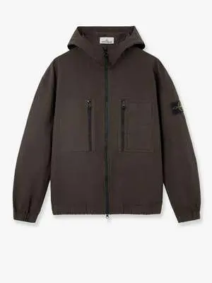 Stone Island Hooded Organic Cotton Jacket - Multicolor