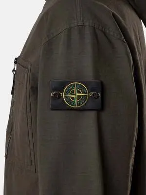 Stone Island Hooded Organic Cotton Jacket