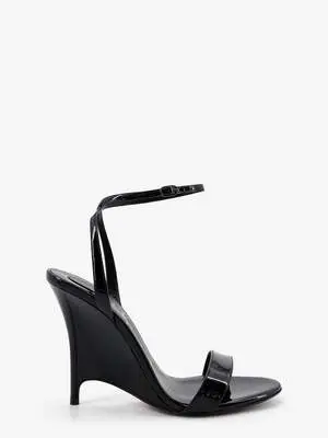 CHRISTIAN LOUBOUTIN Zeezeenella Patent Leather Wedge Sandals