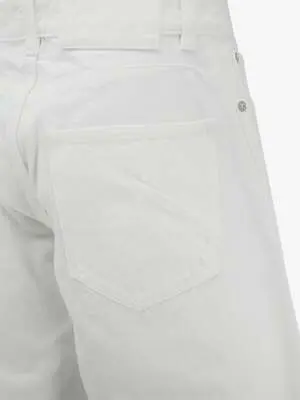 Alaïa White Denim Trousers - Multicolor