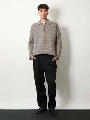 Bottega Veneta Wool Sweater With Intrecciato Motif