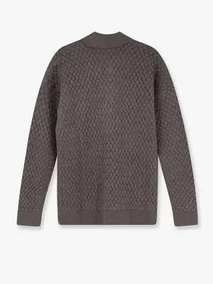 Bottega Veneta Wool Sweater With Intrecciato Motif