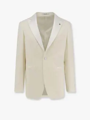 Tagliatore Tuxedo Virgin Wool Blazer