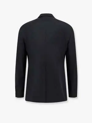 Tagliatore Tuxedo Virgin Wool Blazer