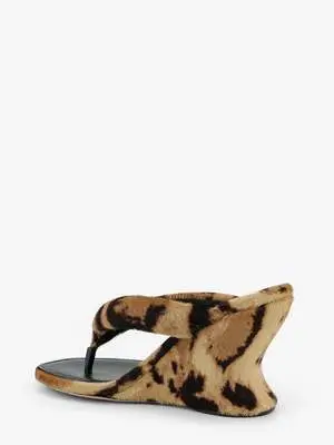Balenciaga Gaeta Flip-flop Wedge Sandals