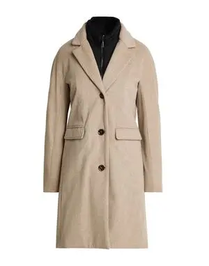 MOORER Single-breasted Cashmere Blend Coat With Down Interior