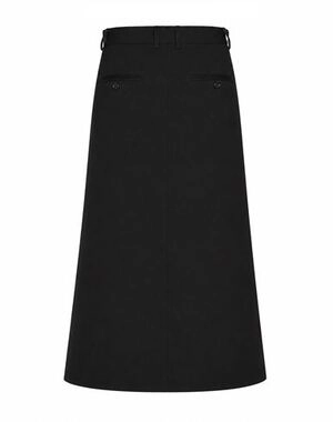 MAISON MARGIELA Midi Skirt Size Polyester, Virgin Wool, Elastane - Black