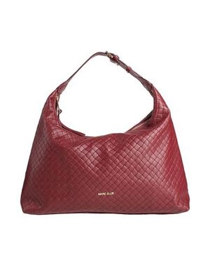 MARC ELLIS Quilted Leather Maxi Shoulder Bag - Brick